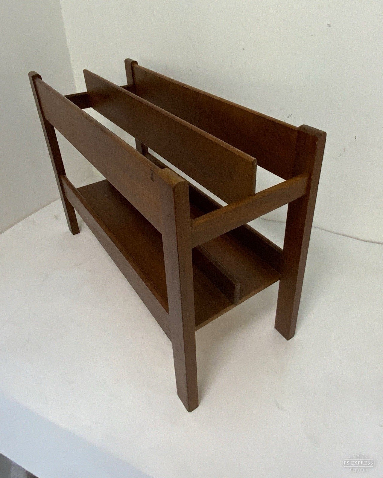 Vintage Mid Century Guy Rogers for Heals Teak Magazine Rack LP Record ...
